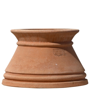 Terracotta-Sockel rund aus Impruneta – schlichte Erhöhung für ...